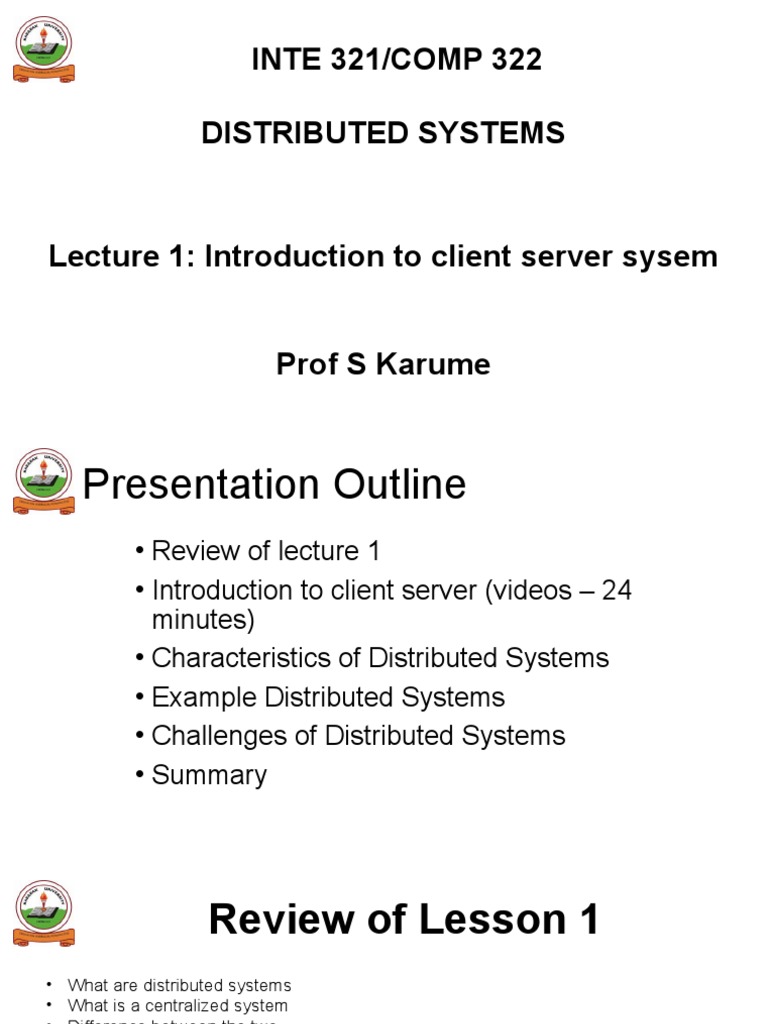 Lecture 2 Introduction To Client Server Computing Pdf Transmission Control Protocol