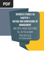 Class 12 BSTD Poonam Gandhi | PDF