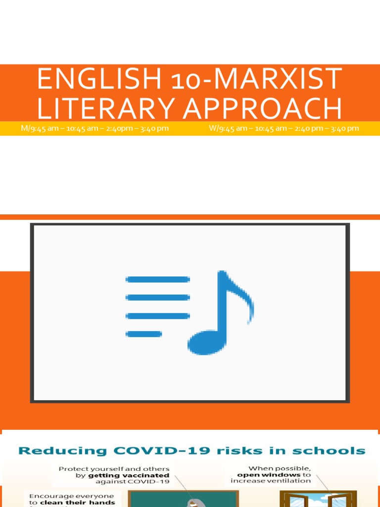 Eng 10-Marxist Literary Approach | PDF | Marxism
