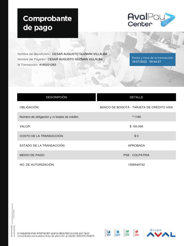 Cesar Augusto Guzman Villalba Cesar Augusto Guzman Villalba 4165201263 ...