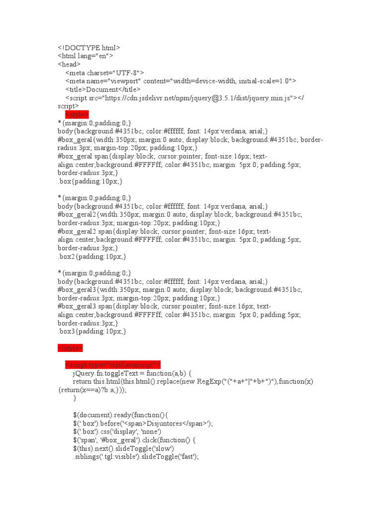 Programacao Site Interno HTML | PDF | Web Standards | World Wide Web ...