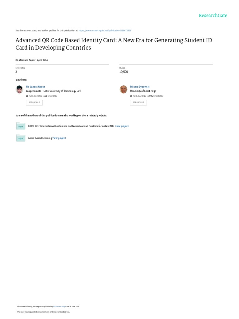 QR Code Project | PDF | Qr Code | Barcode