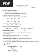 Form 2 Mathematics Notes +exercise by Kelvin - Chapter 1-7 | PDF ...