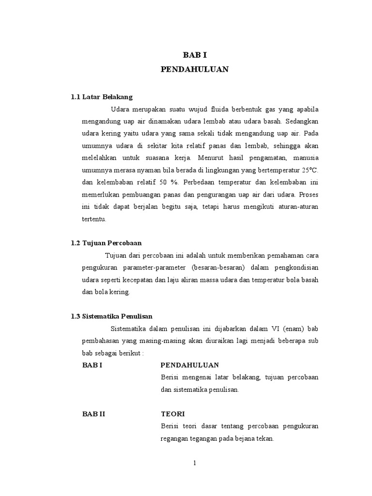 BAB 1 2 3 Saluran Udara Serba Guna | PDF