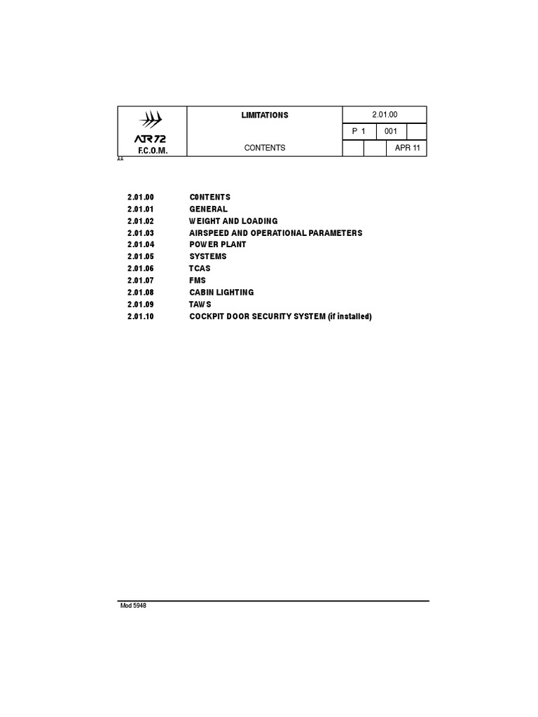 Atr 72 600 Fcom 2 | PDF | Instrument Flight Rules | Aerospace Engineering