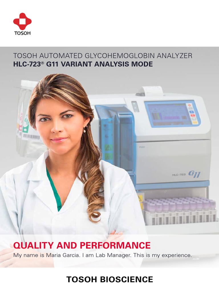 Quality and Performance: Tosoh Automated Glycohemoglobin Analyzer | PDF ...
