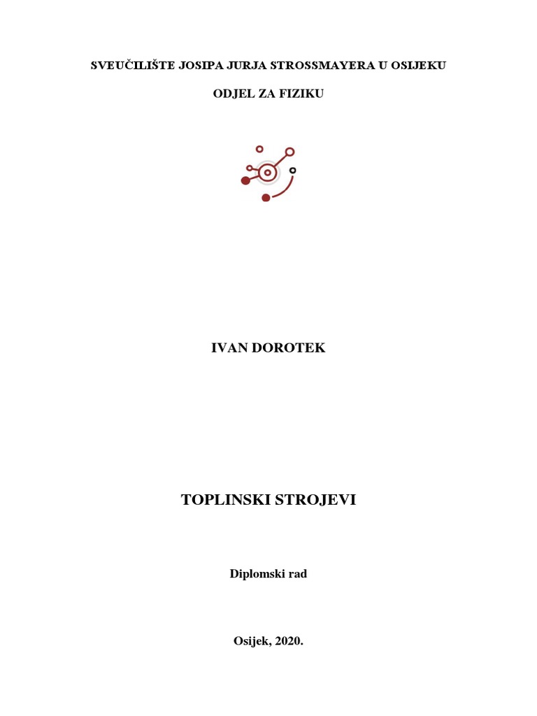Toplinski Strojevi i Uređaji | PDF