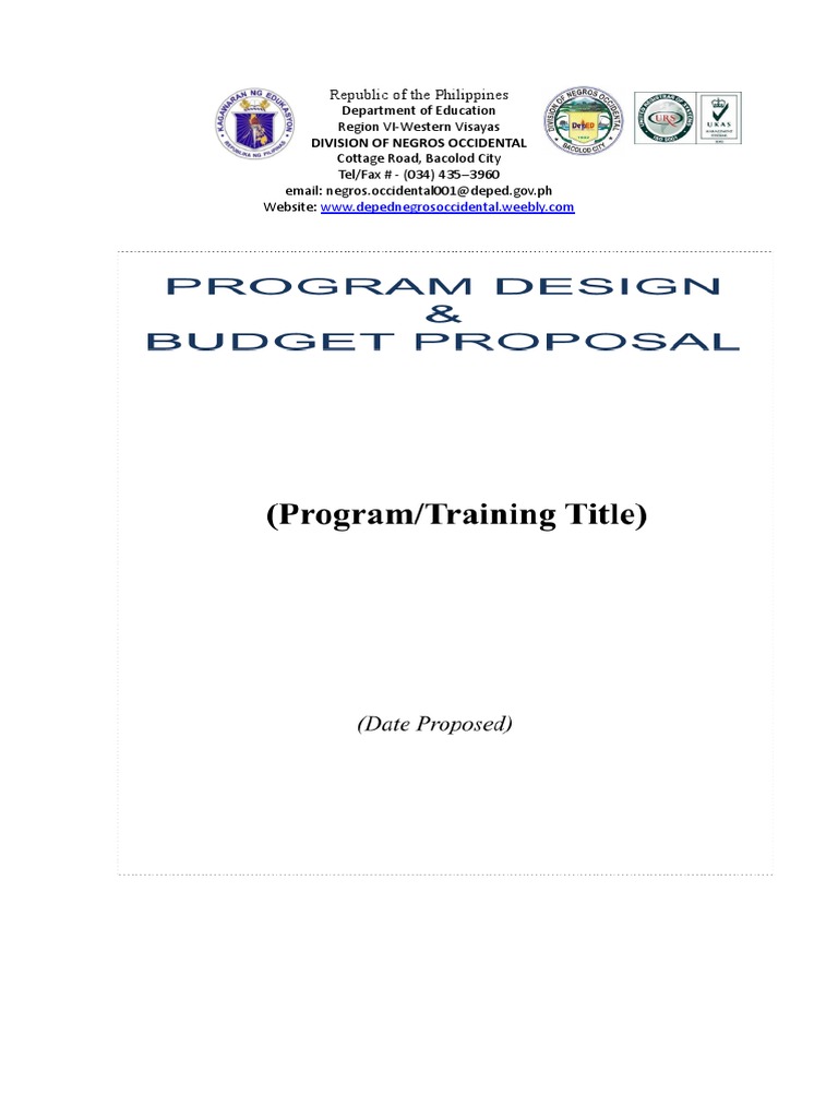 2021 MIDYEAR INSET Program - DEsign - Budget - Proposal - Template | PDF