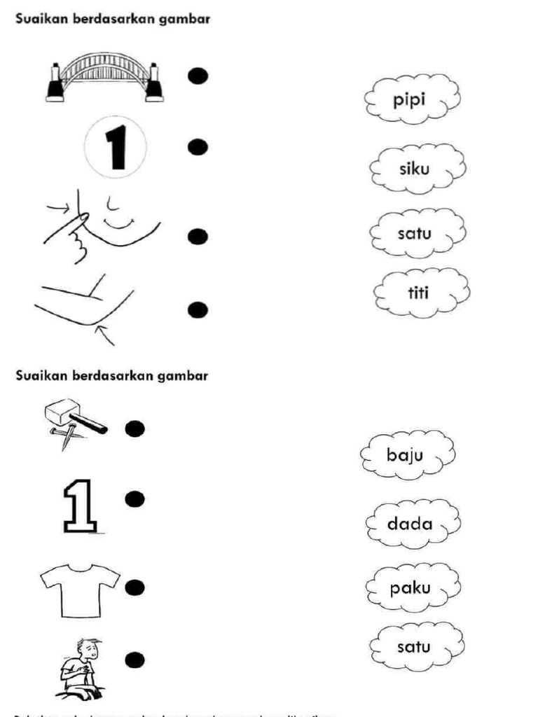 Latihan Tambahan BM Tadika | PDF