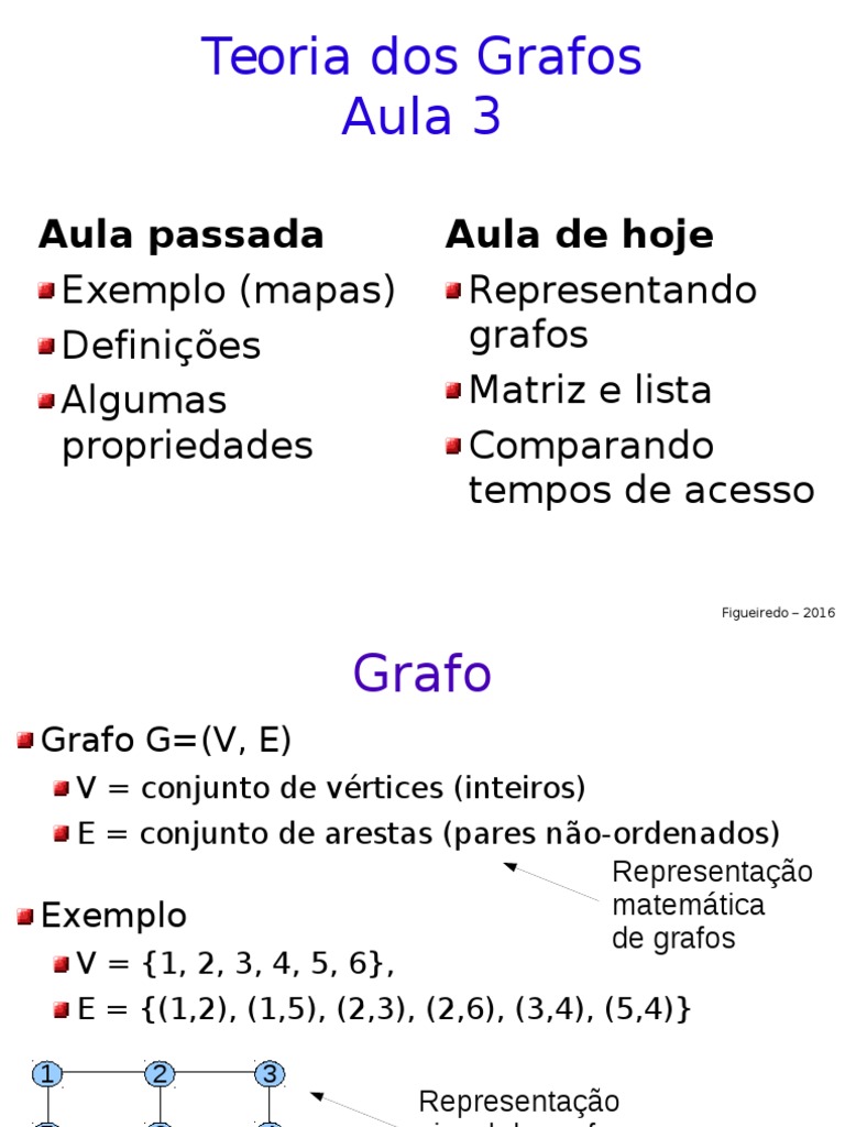 Aula - Grafos | PDF | Teoria dos Gráficos | Vértice (teoria dos gráficos)