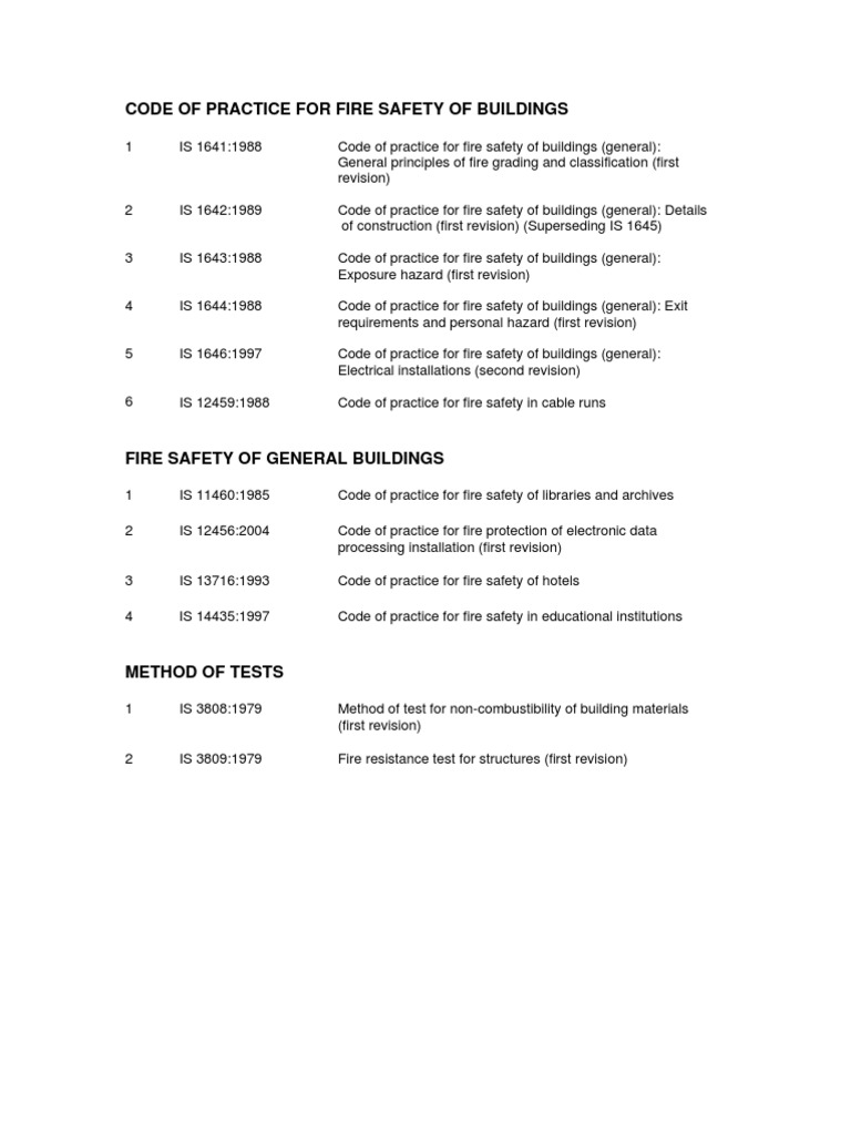 is-code-for-fire-pdf-fire-safety-safety
