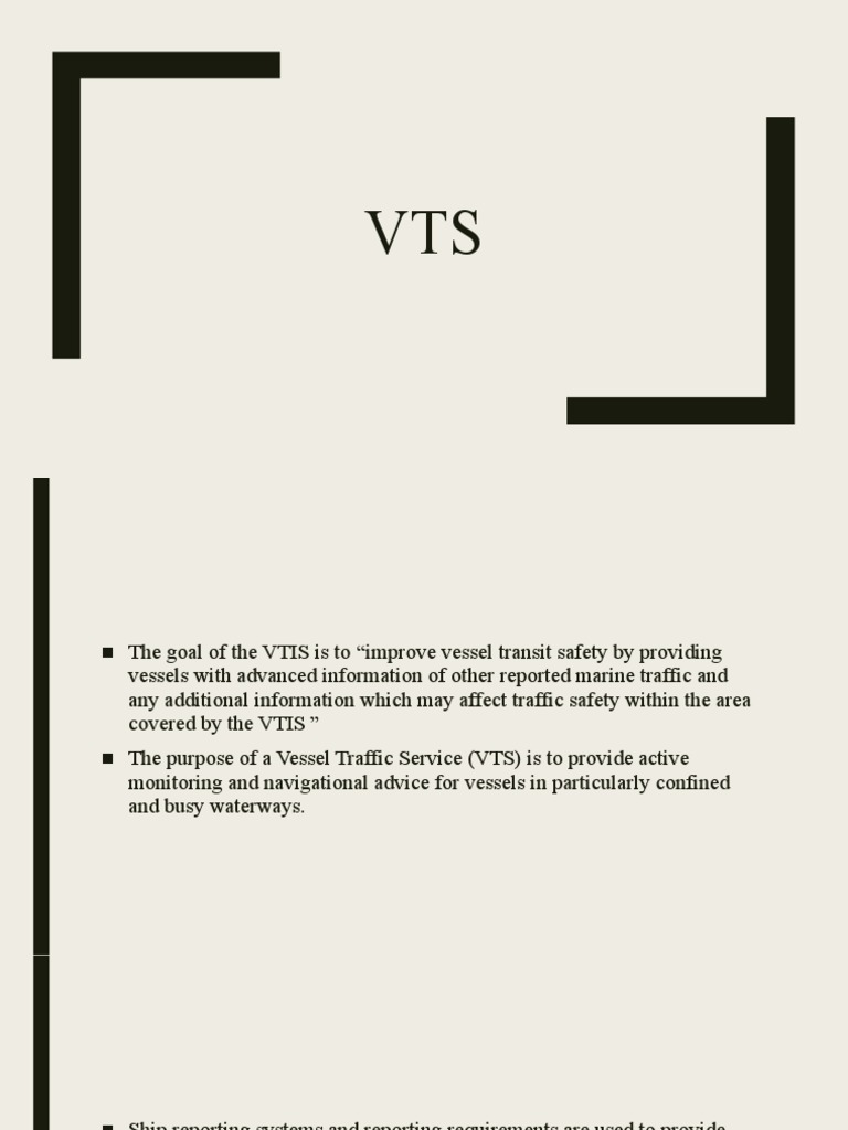 Vts | PDF | Radar | Water Transport