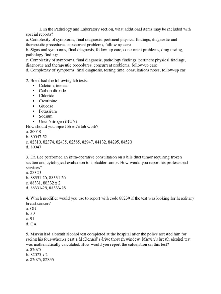 Series Coding Certification Tips Pdf Pathology Biopsy