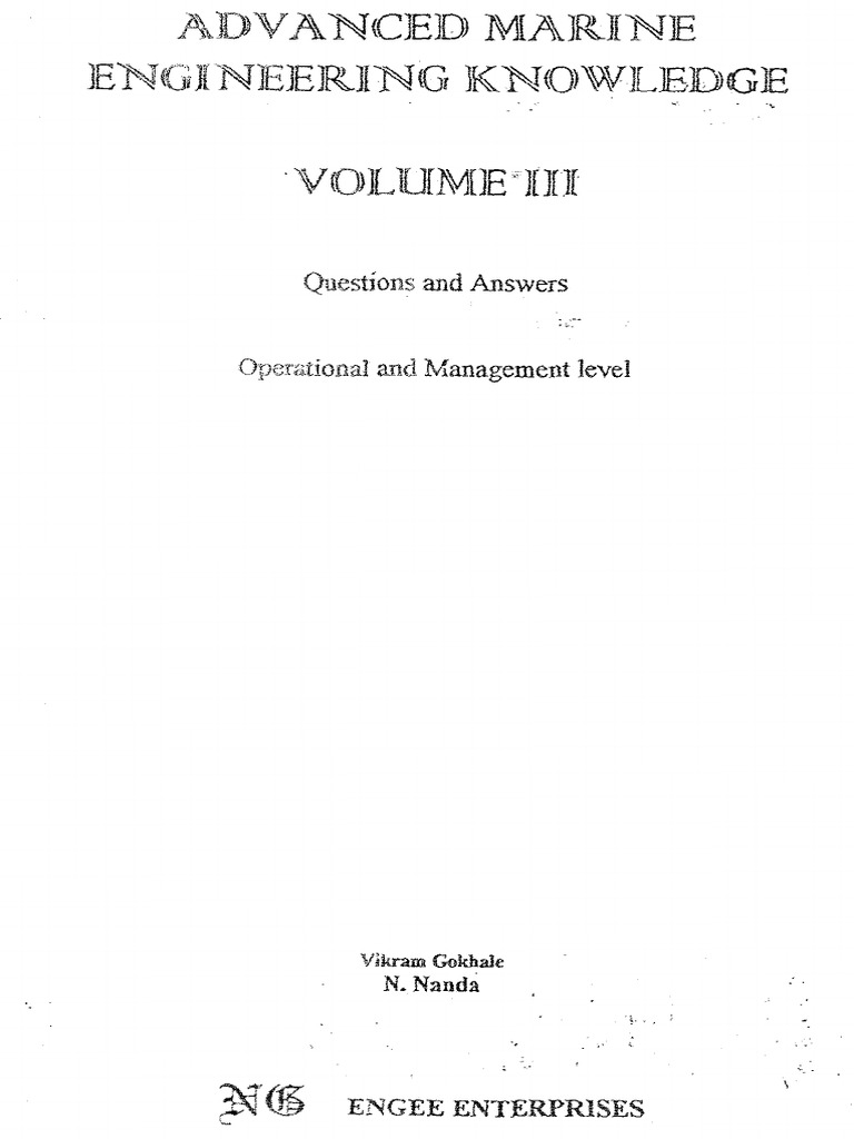 Advance Marine Engineering 1 Dio | PDF | Sewage Treatment | Anaerobic ...