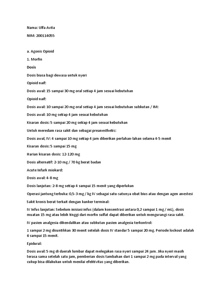 Dosis | PDF | Kesehatan Holistik