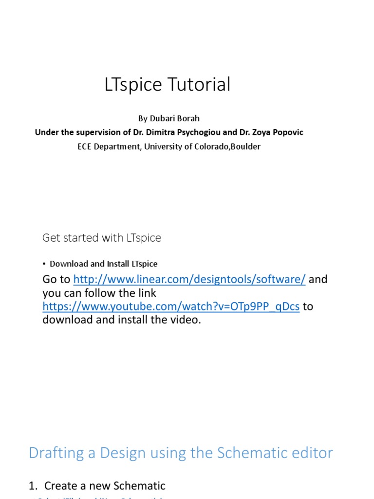 Tutorial LTspice | Download Free PDF | Electrical Impedance | Force