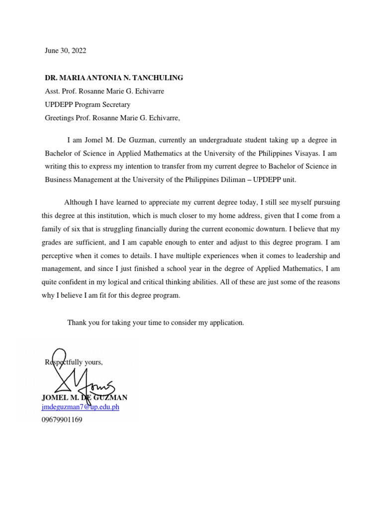 Dr. Maria Antonia N. Tanchuling: Jmdeguzman7@up - Edu.ph | PDF | Career ...