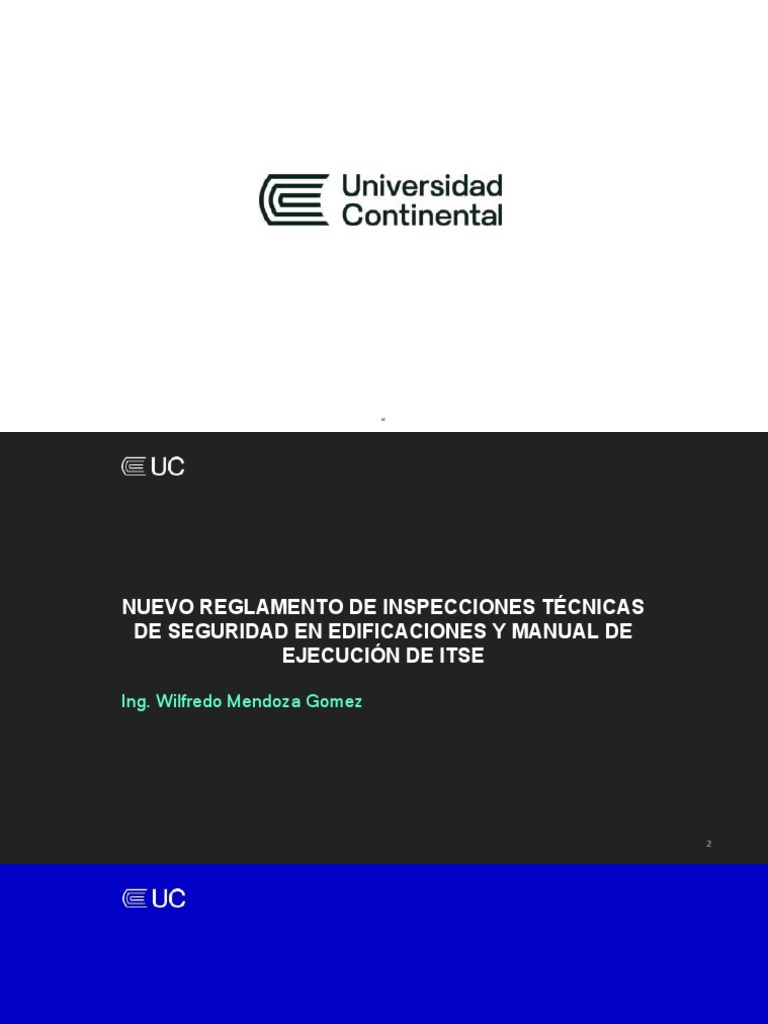 CLASE 300122. 1. PPT Continental Modulo II-Nuevo Reglamento ITSE y ...