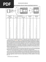 Metric Clearance Hole Chart PDF | PDF | Screw | Equipment