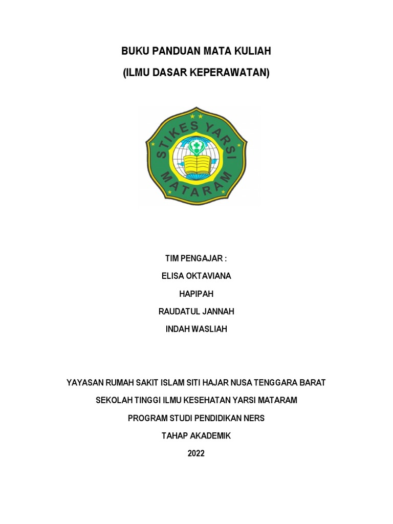 Buku Panduan Mata Kuliah Rps Idk-1 | PDF