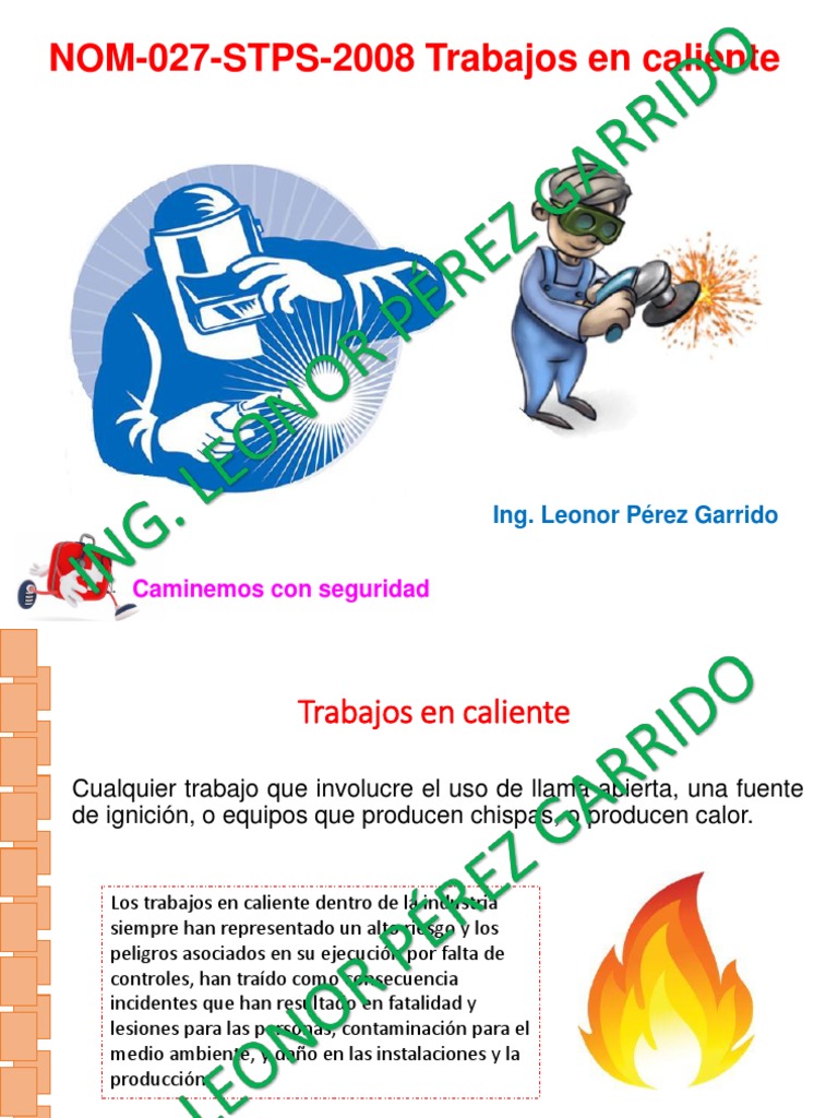NOM-027-STPS-2008 - Trabajos en Calientes | PDF | Soldadura | Construcción