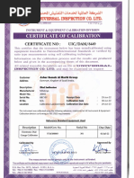 Weigh Balance Calibration Certificate | PDF | Calibration | Weighing Scale