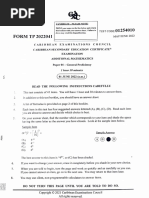 CSEC Additional Mathematics 2019 P1 Solutions | PDF