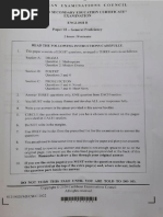 NCSE Language Arts - Paper III PDF | PDF | Question | Poetry