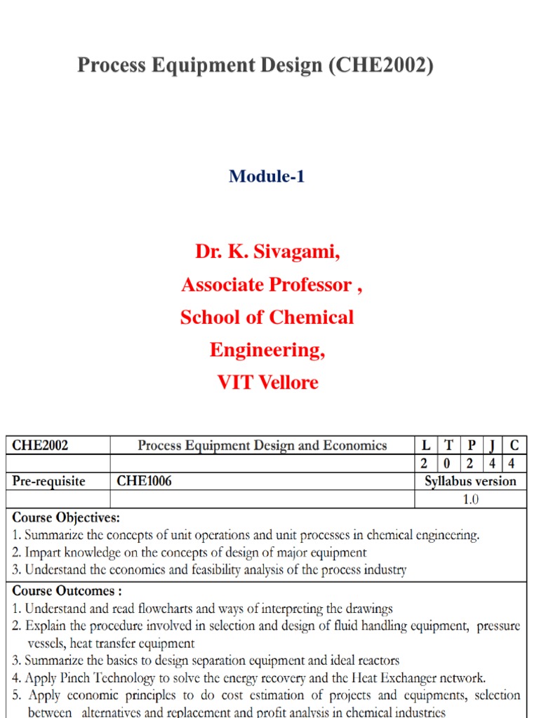 Dr. K. Sivagami, Associate Professor, School of Chemical Engineering ...