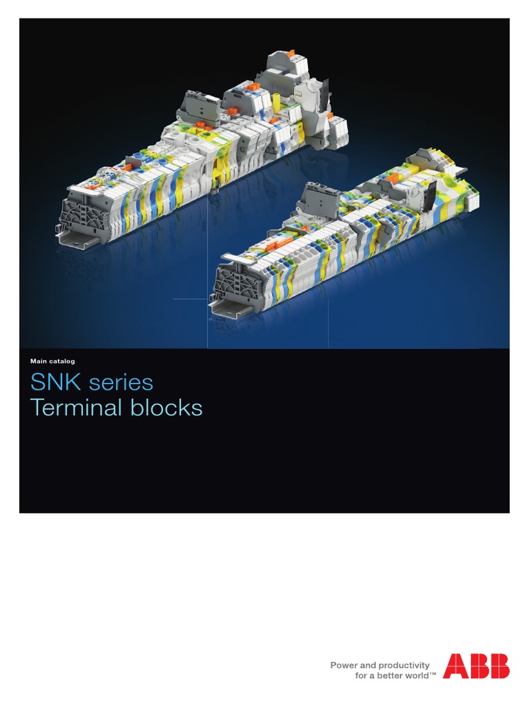 ABB Terminal Blocks | Download Free PDF | Electrical Connector ...