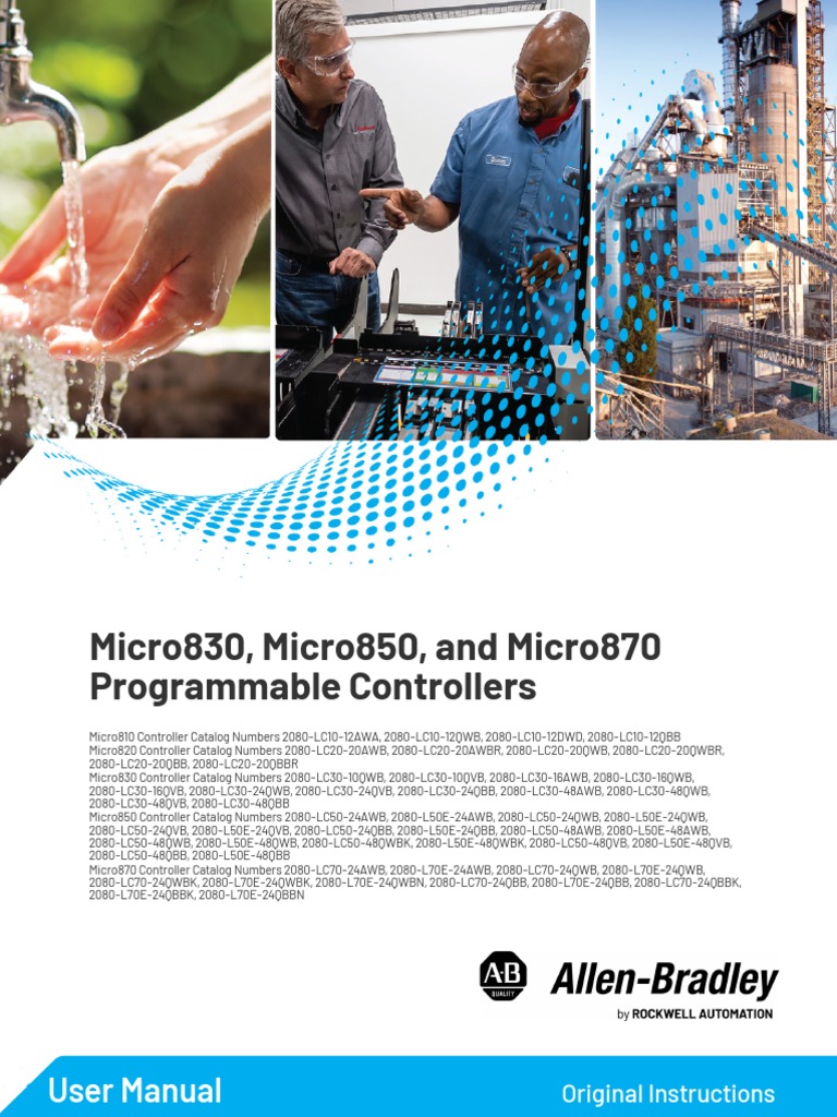 Micro830-850-870 Manual | PDF | Duplex (Telecommunications) | Computer ...
