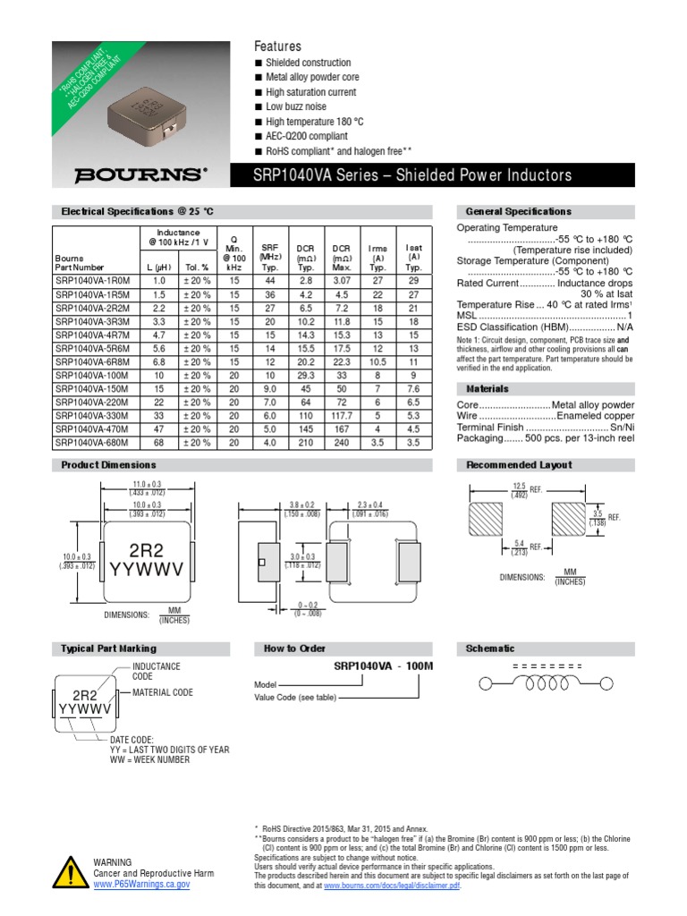 Inductor | PDF | Chlorine | Electrical Engineering