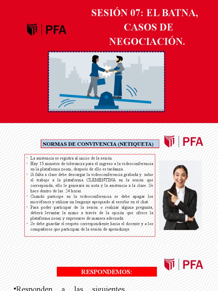 Sesión 07 Pfa - 2022-I | PDF | Videotelefonía | Chat en linea