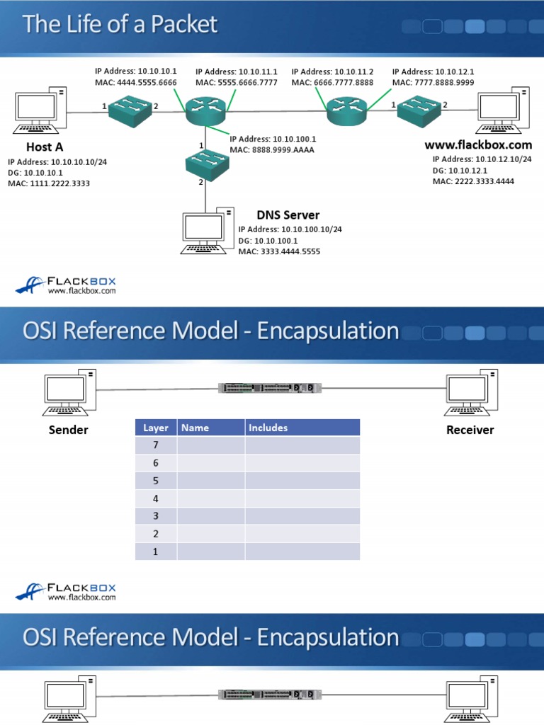 12-06 The Life of A Packet | PDF | Internet Protocol Suite | Ip Address