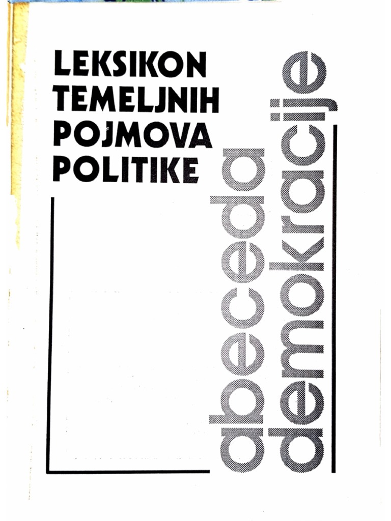 Leksikon Temeljnih Pojmova Politike | PDF