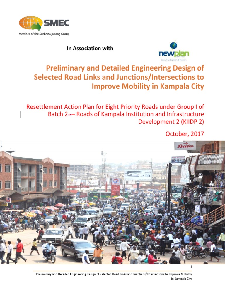 Preliminary and Detailed Engineering Design of | PDF | Road | Uganda