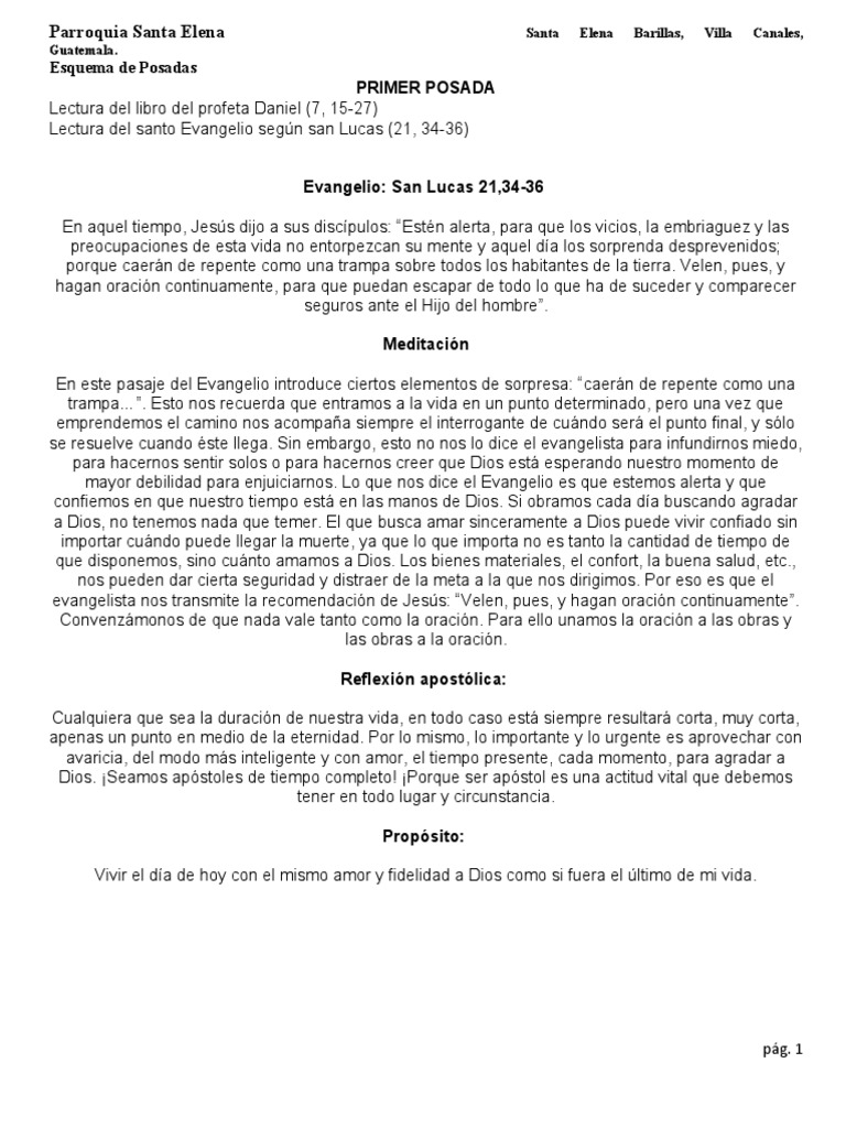 Guía de Posadas | PDF | Jesús | Fe