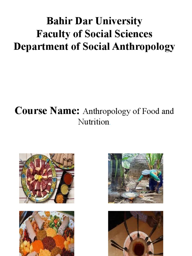 Anthropology of Food and Nutrition | PDF | Pastoralism | Anthropology