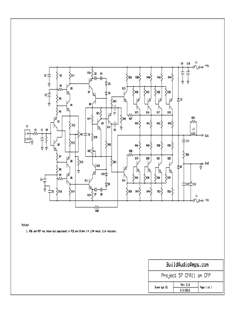 Project57 CFA11 Schematic CFP Rev2 | PDF