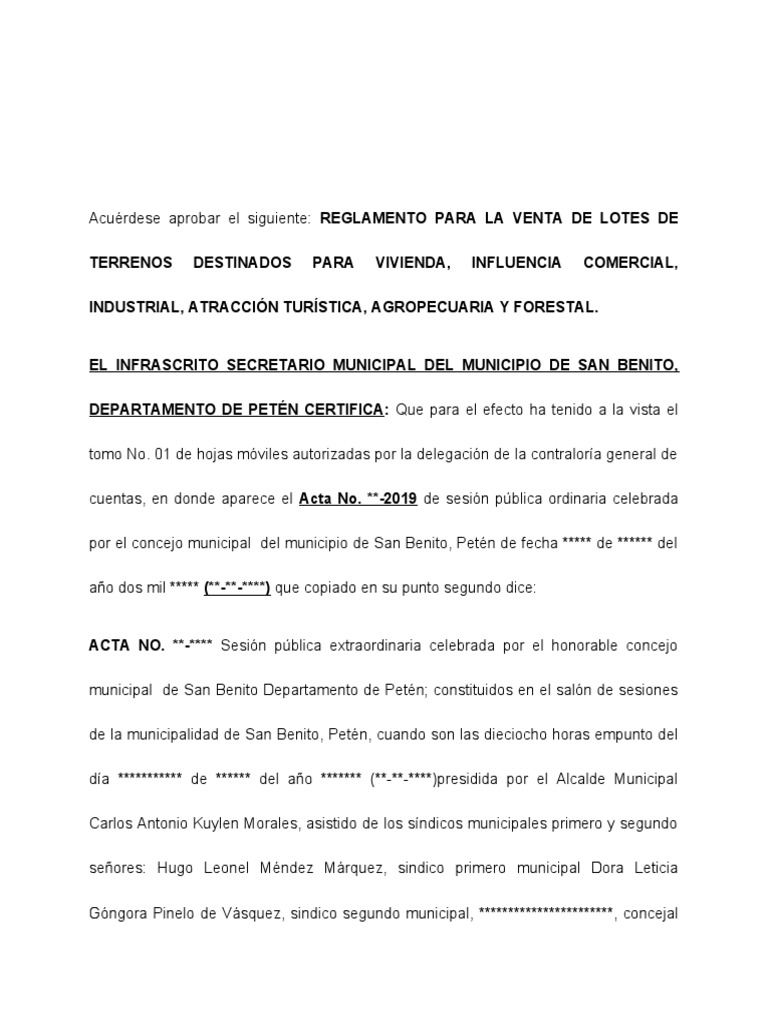 Reglamento Catastro 19-1-2020 | PDF | Propiedad | Dominio eminente