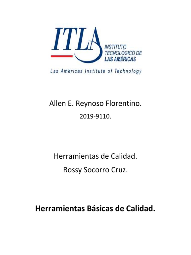 Herramientas Basicas de La Calidad | PDF