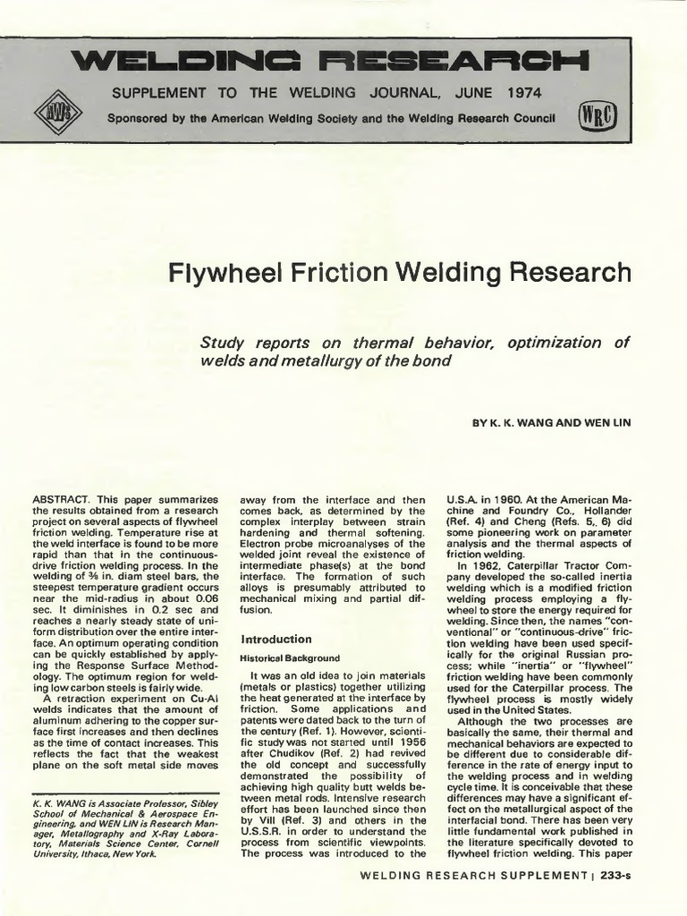 Welding Research | PDF | Construction | Welding