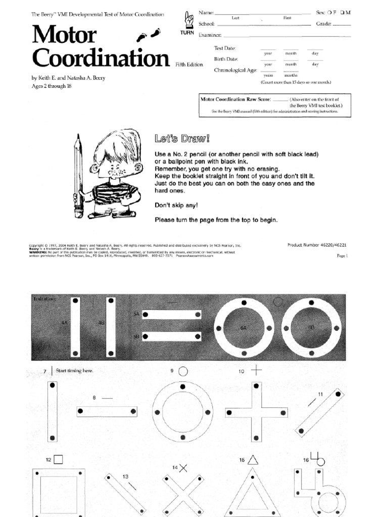 VMI Motor Coord | PDF
