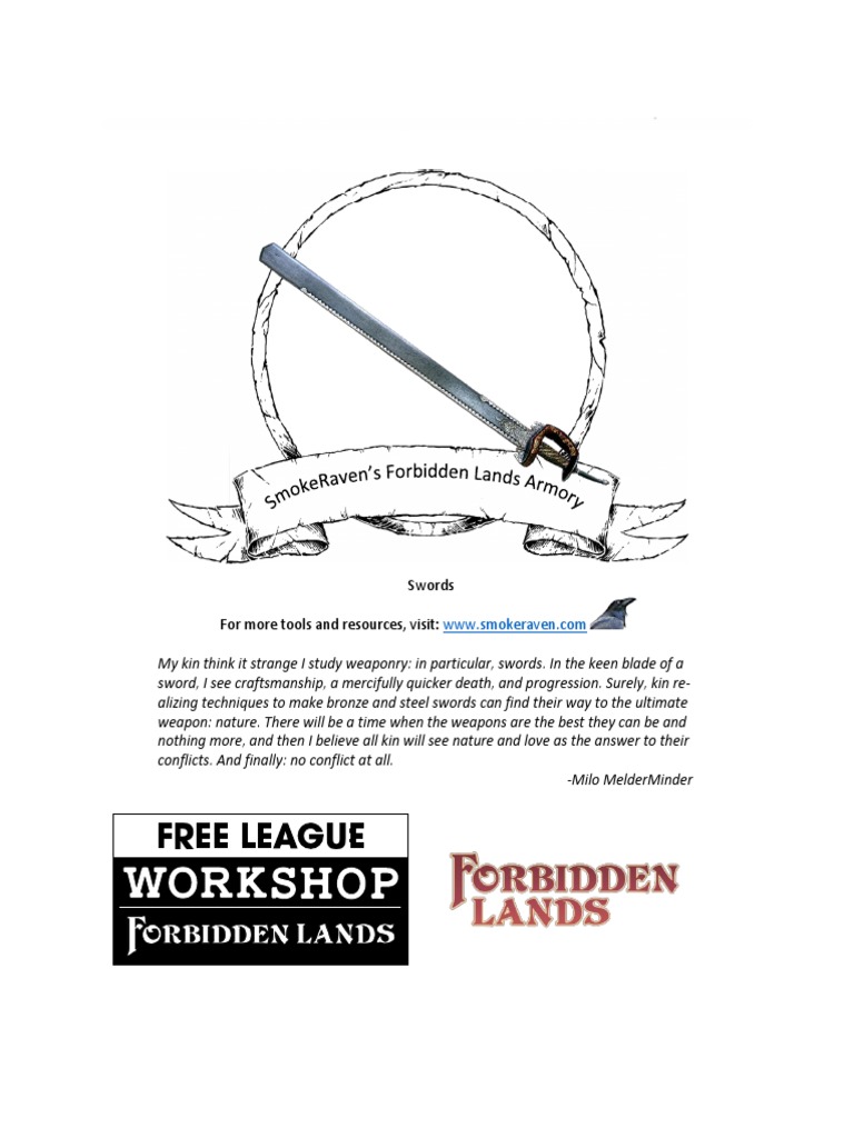 Swords For More Tools and Resources, Visit | PDF | Sword | Melee Weapons