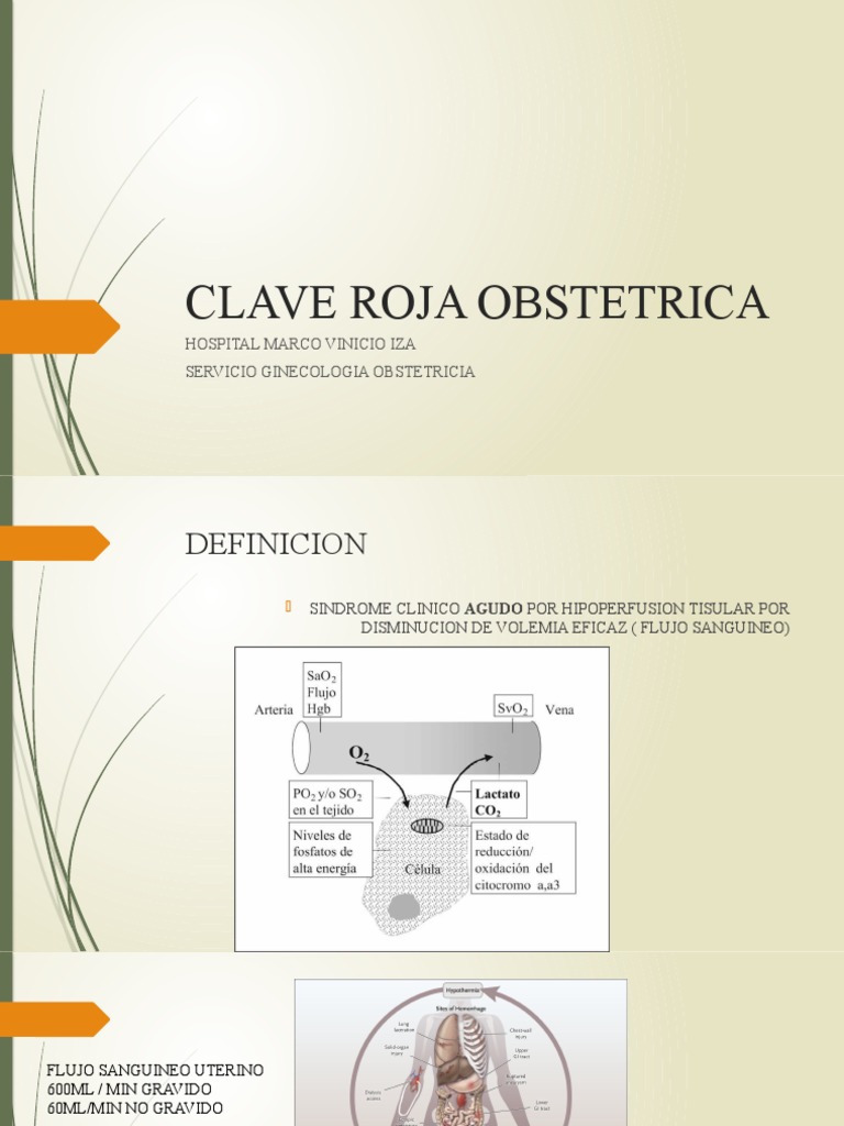 Clave Roja Obstetrica | PDF | Salud pública | La salud de la mujer