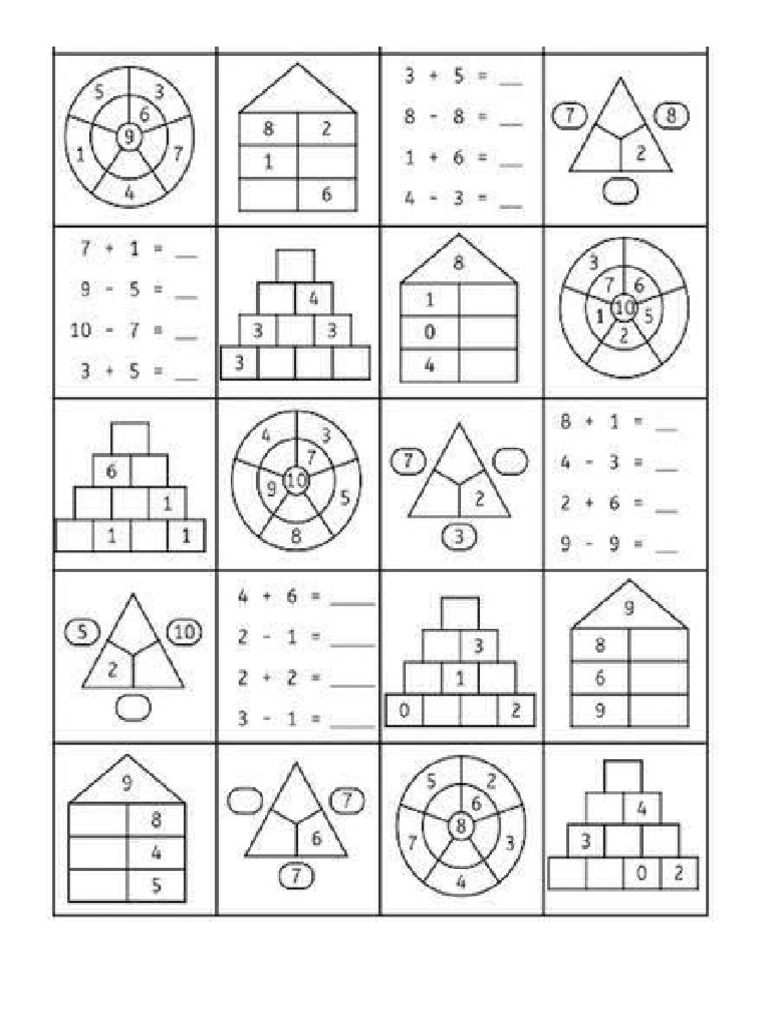 sumas y restas magicas | PDF