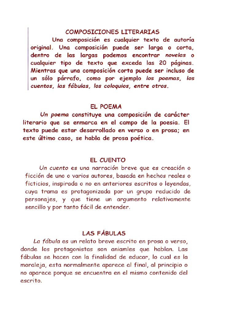 Fases de la Composición Literaria | PDF