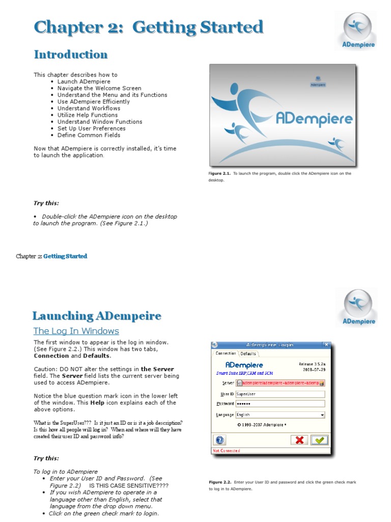Adempiere Manual | PDF | Icon (Computing) | Menu (Computing)