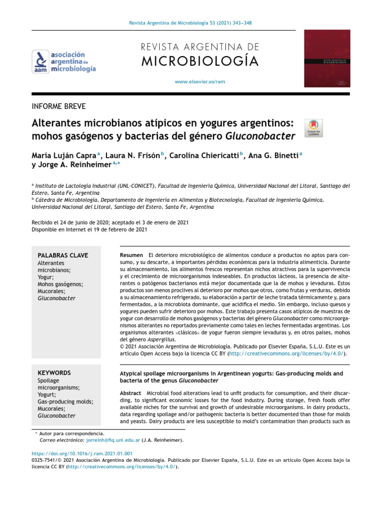 Gluconobacter | PDF | Fermentación | Química