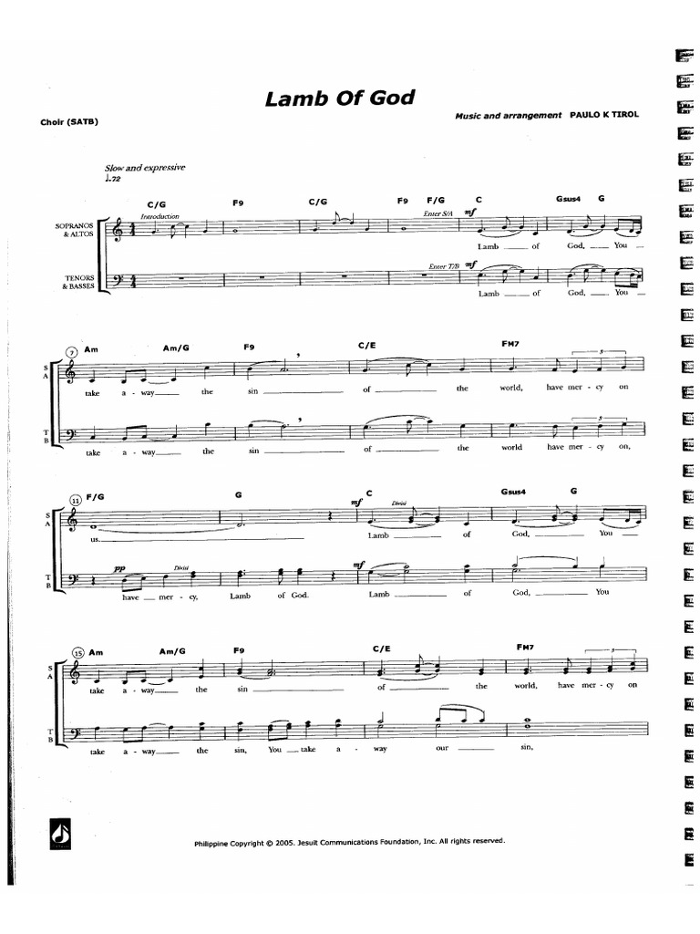 Lamb of God | PDF